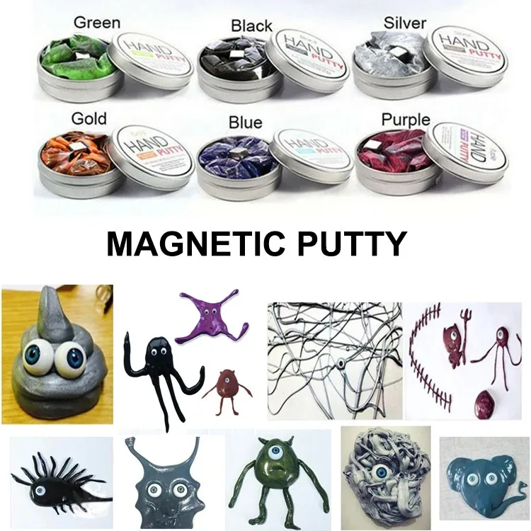 Magnetic Putty Slime With Funny Monster Eyes For Children Kids - Buy ...