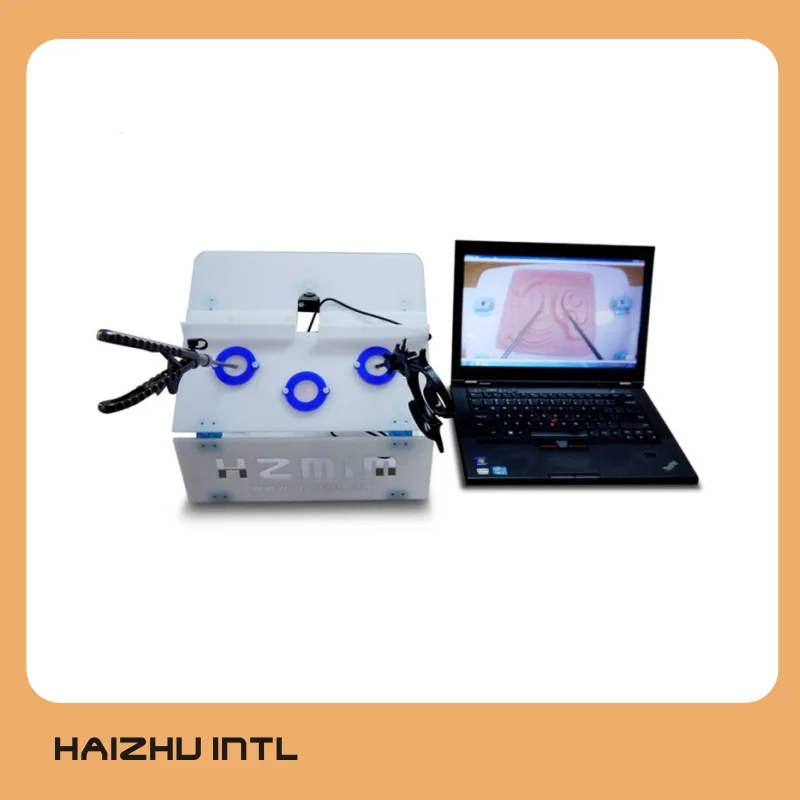 Laparoscopic Trainer Box with Laparoscopic Training Instruments ...
