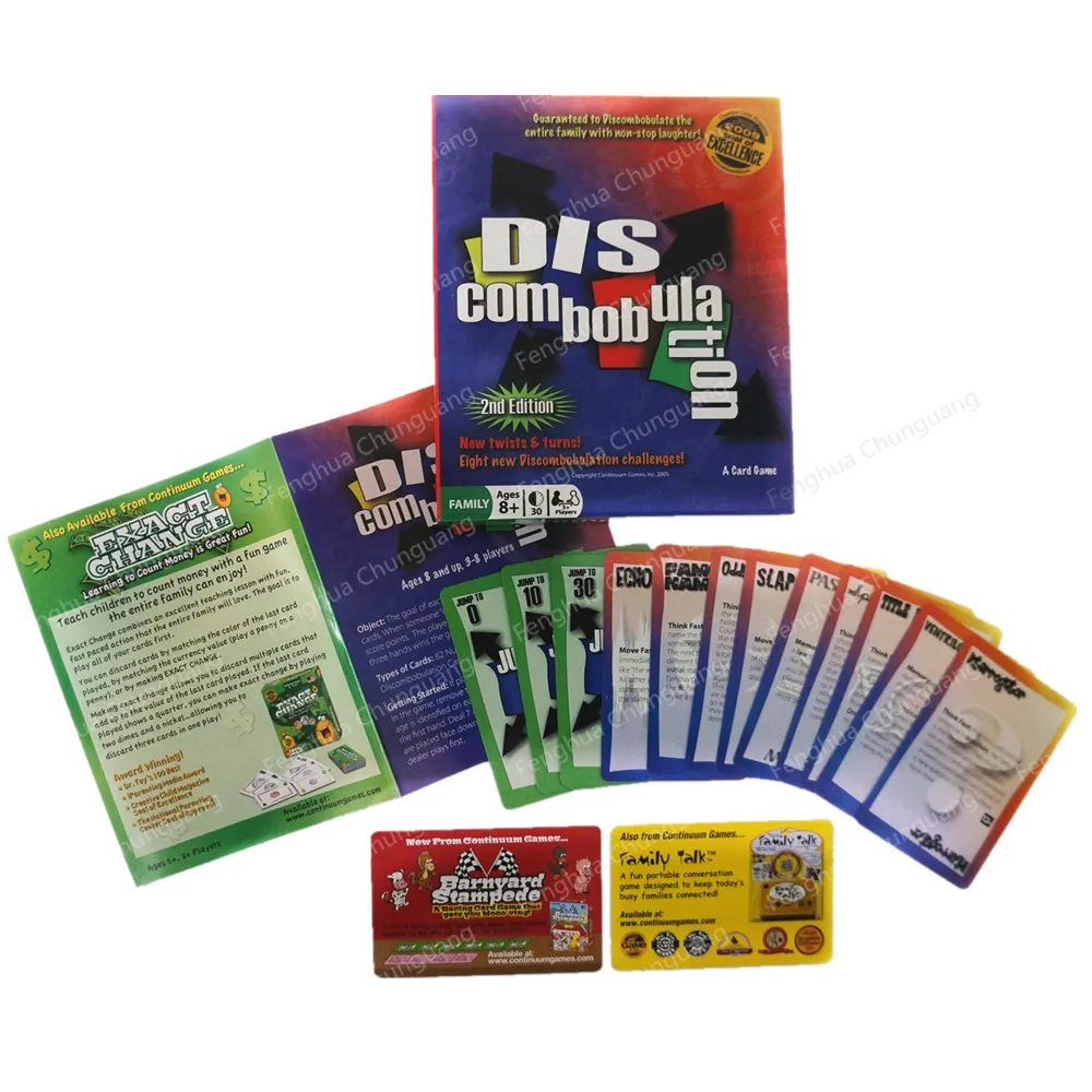 Discombobulation משחק לוח משפחה-קלפי משחק-מספר זיהוי מוצר:60334105181 ...