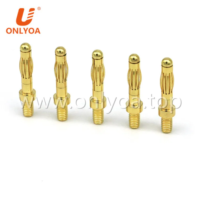 Gold Plated M4 Shrouded Banana Plug - Custom Audio Solutions