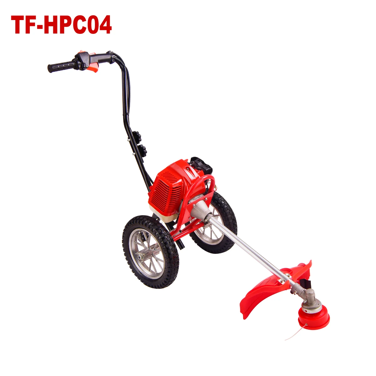 Hand Push Mini Brush Cutter Tractor - Efficient Grass Cutting