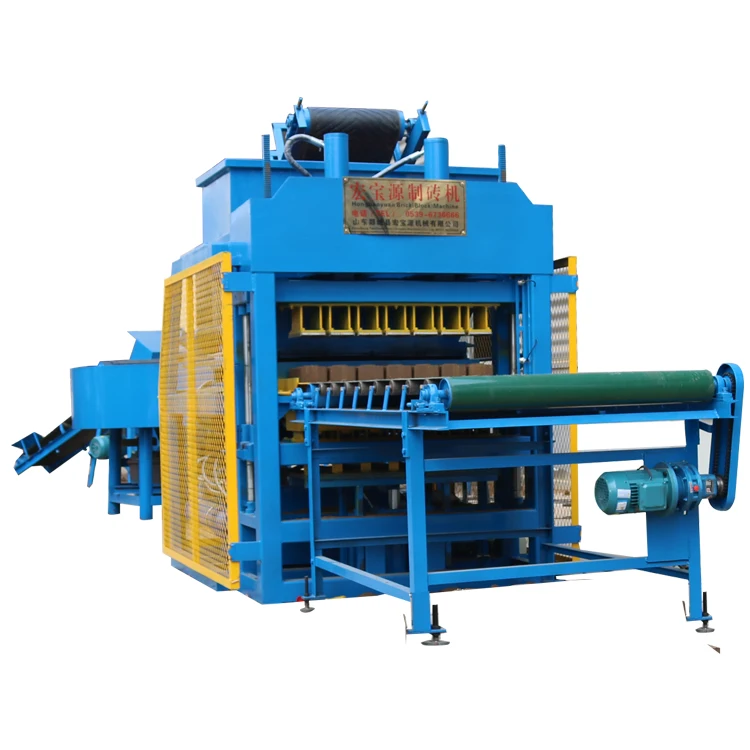 Turkish Germany Automatic Hydraulic Press Soil Bock Brick Making Machines