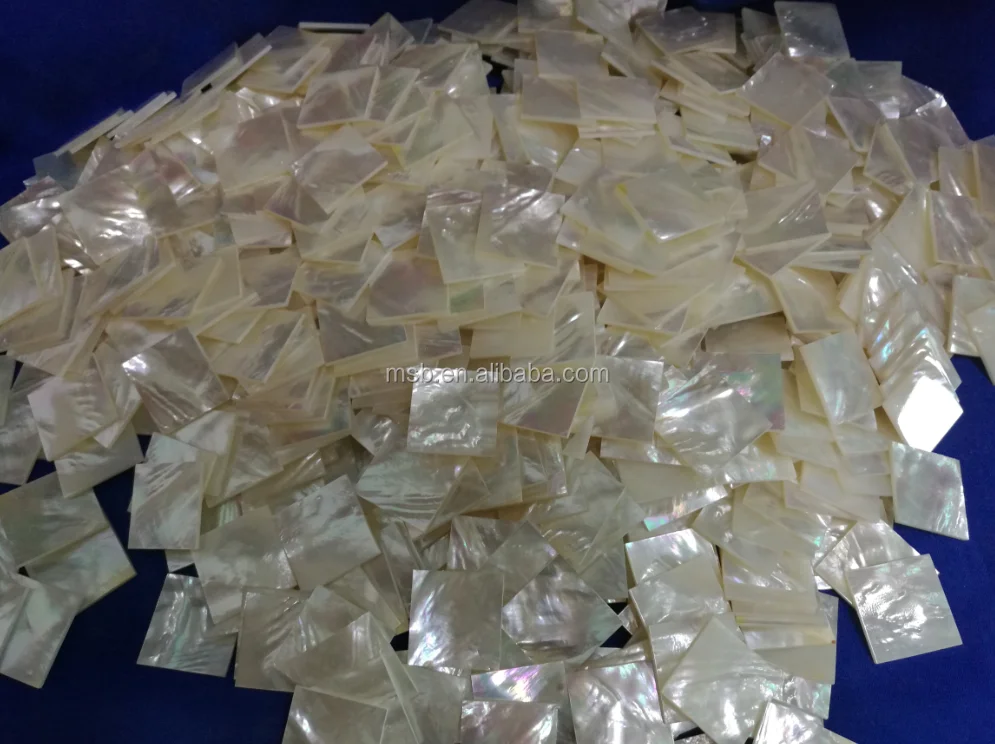 Cutting Rectangle Shell Strip White Mother of Pearl Inlay Blanks for ...