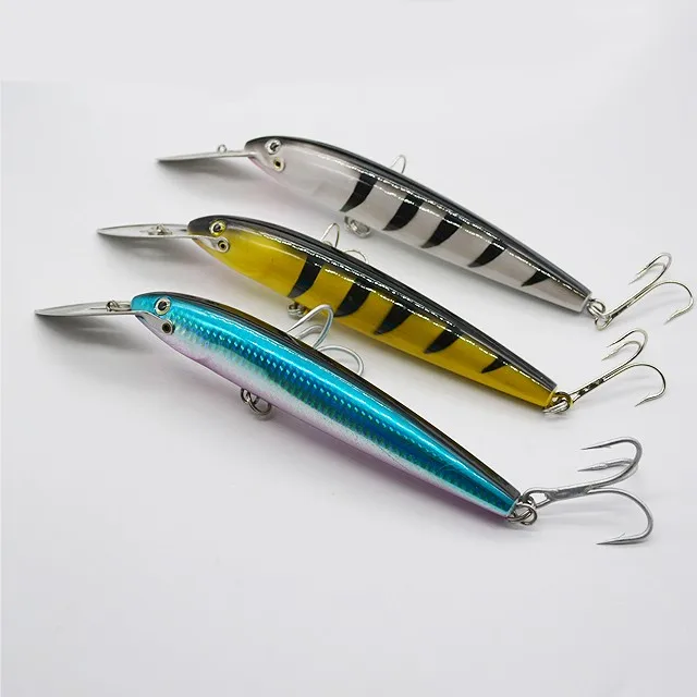 Handmade Abalone Timber Pencil Fishing Lure Topwater Stickbait Wooden ...