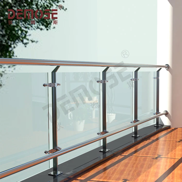 Roof Deck Railing / Balustrade With Glass Railing Holder - Buy Roof ...