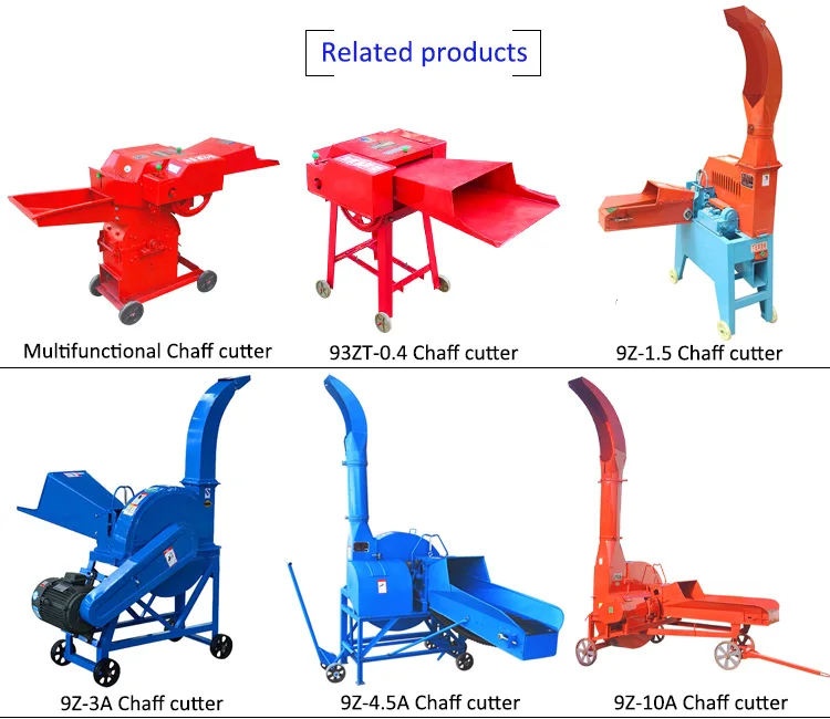 Animal Feed Farm Grass Shredder Machine for Sale - 1000kg/h