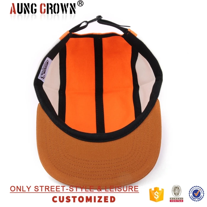 Multi-color Custom Blank 5 Panel Hats,Wholesale Design Your Own Woven Label Camp 5 Panel Cap ...