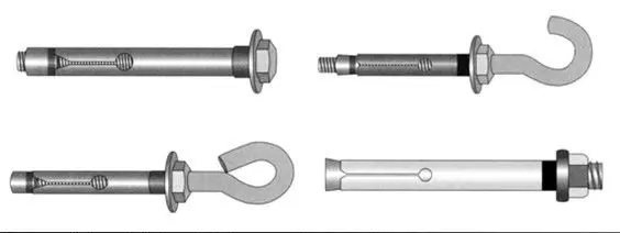 Yellow Zinc Concrete Bolt Dynabolt Hex Head - Durable & Versatile