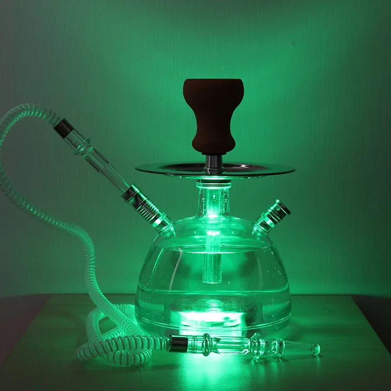 Wholesale High Quality Acrylic Hookah Portable Hookah Shisha With Led ...