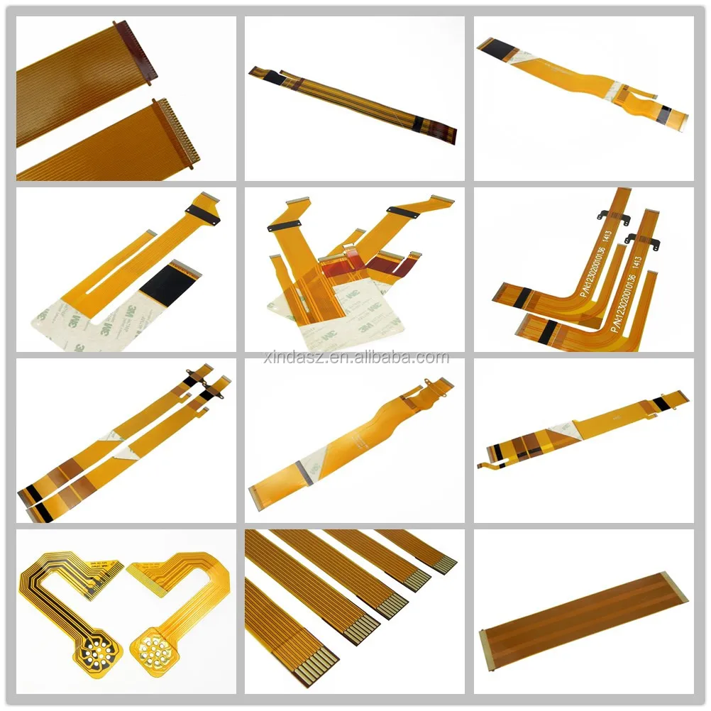 Custom 0.3mm 28pin Fpc Flex Cable For Gps Display - Buy 28pin Fpc Cable ...