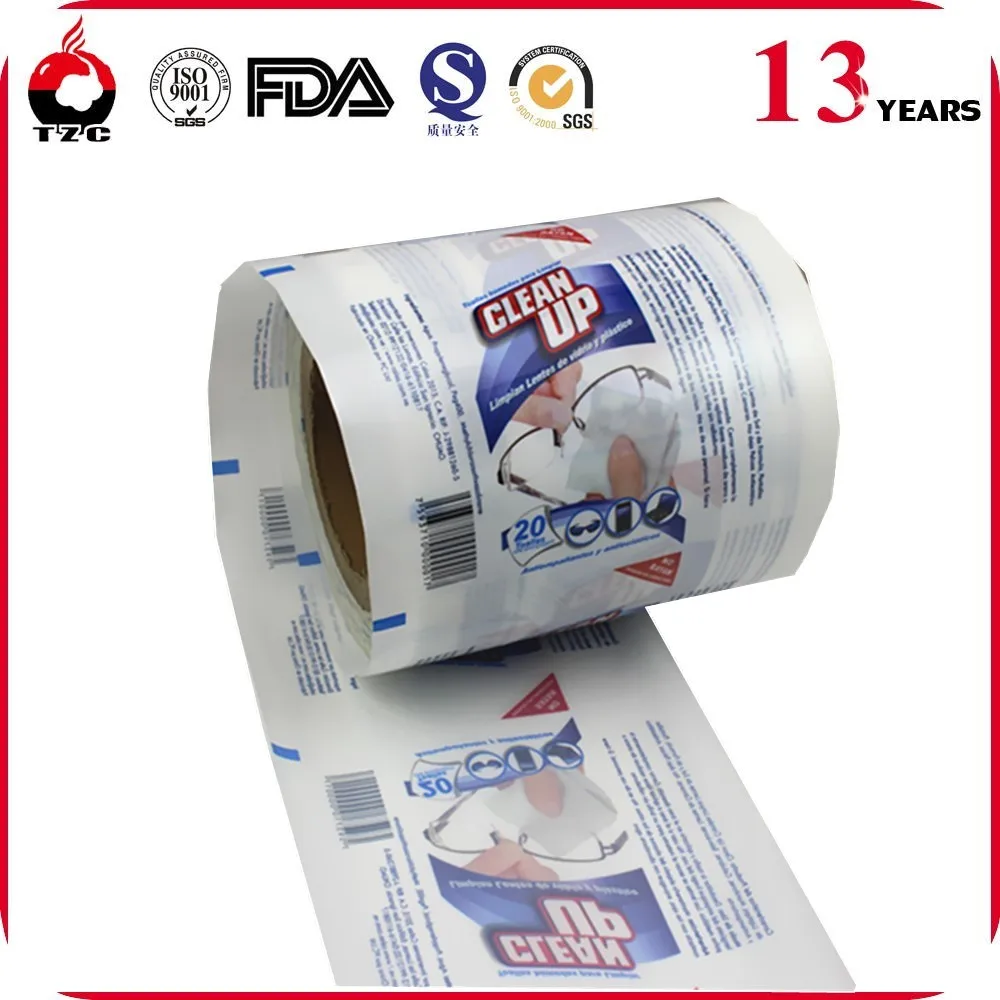 Wet Wipes Packaging Film Rolls Matte Opp/white Ldpe - Buy Matte Opp ...