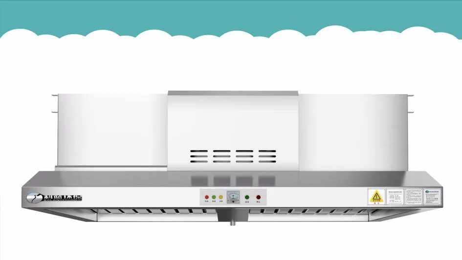 Commercial Kitchen Extraction Hood With Electrostatic Air Filter ...
