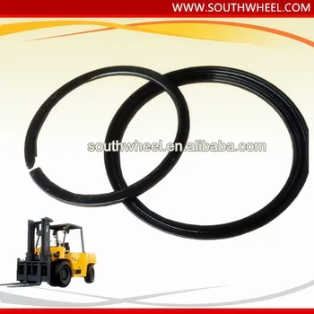 Forklift Wheel Rims 5.00s-12,4-piece Rim With Lock Ring,Side Ring,Bead ...