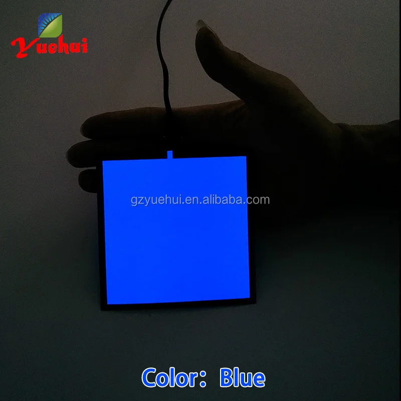 10x10cm El Panel Flashing Led Light Sheet For Festival Party Decoration ...
