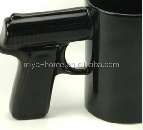 Creative Ceramic Gun Mug / Gun Handle Coffee Mug / Gun Shaped Mug - Buy ...