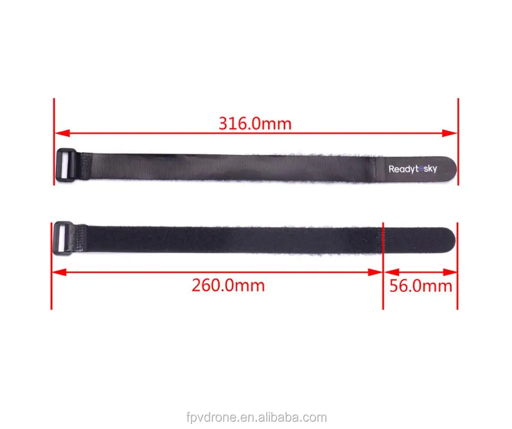 20cm & 30CM Lipo Battery Strap Belt - Reusable Cable Tie Wrap