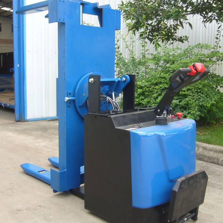 1000 Kg Electric Pallet Inverter Rotator Machine - Efficient & Reliable