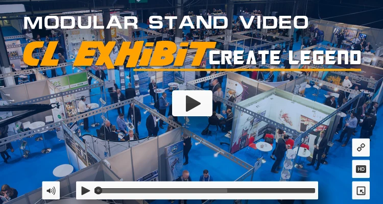 3x6 R8 System Aluminium Alloy Exhibition Booth - Octanorm