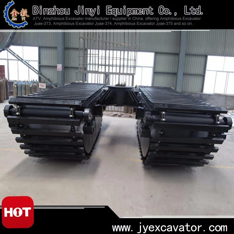 Steel Pontoon Undercarriage For Amphibious Excavator - Buy ...
