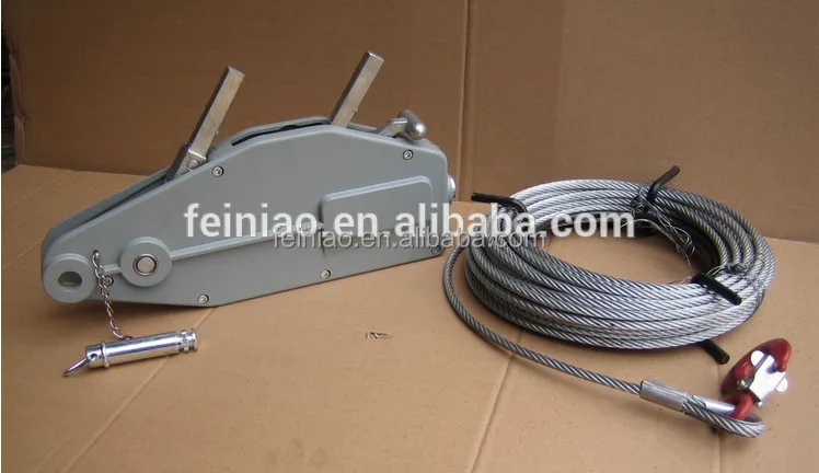 Wire Rope Sling Type Lever Rope Pulley Block For Construction - Buy ...