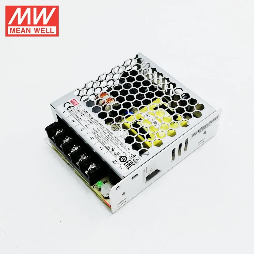 Meanwell-fuente De Alimentación Industrial Smps,Lrs-50-24,50w,24v,2a,Ca ...