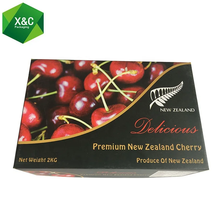 Wholesale Custom 2kg Premium Fruit Cherry Packaging Corrugated Carton ...