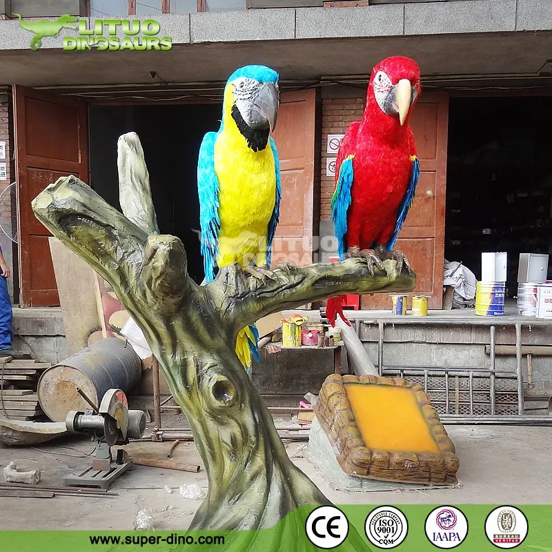 Artificial Decorative Realistic Parrot - Animatronic Fun