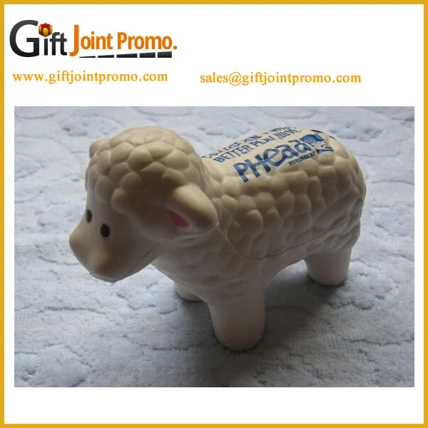 China Manufacturer Animal Goat Shaped Pu Foam Stress Ball With Logo ...