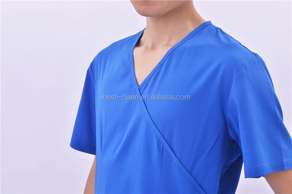 Cotton Fabric Nurse Uniform Operating Room Clothing With Elasticity ...