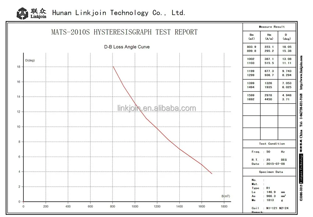 LINKJOIN MATS-3000M Bh Curve Silicon Steel Tracer Instrument
