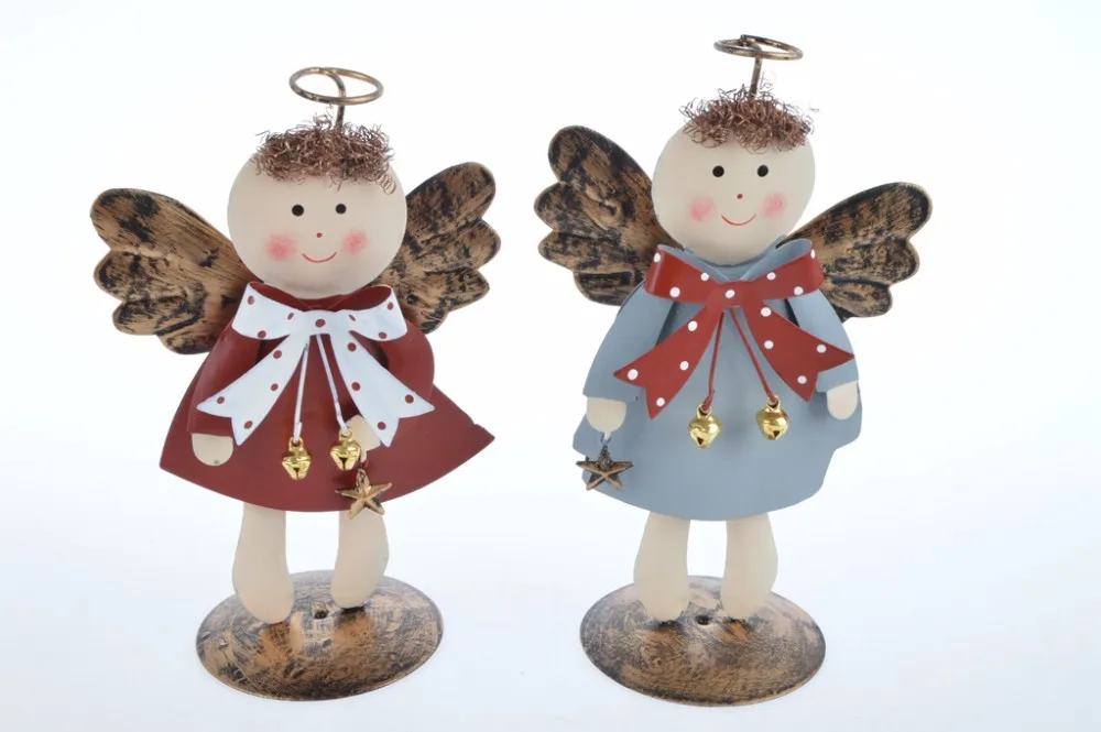 Metal Christmas Angel Ornament Wing Hanging Decorations - Buy Metal ...