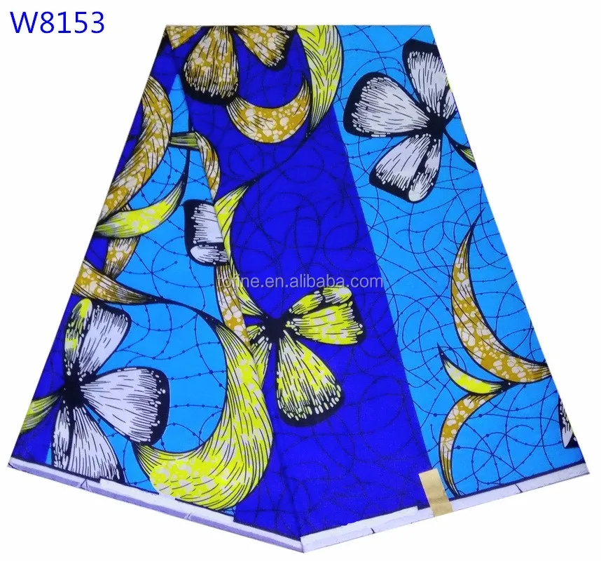 New Coming Fashion Real Wax Java Print Fabrics African Fabrics Wax For ...