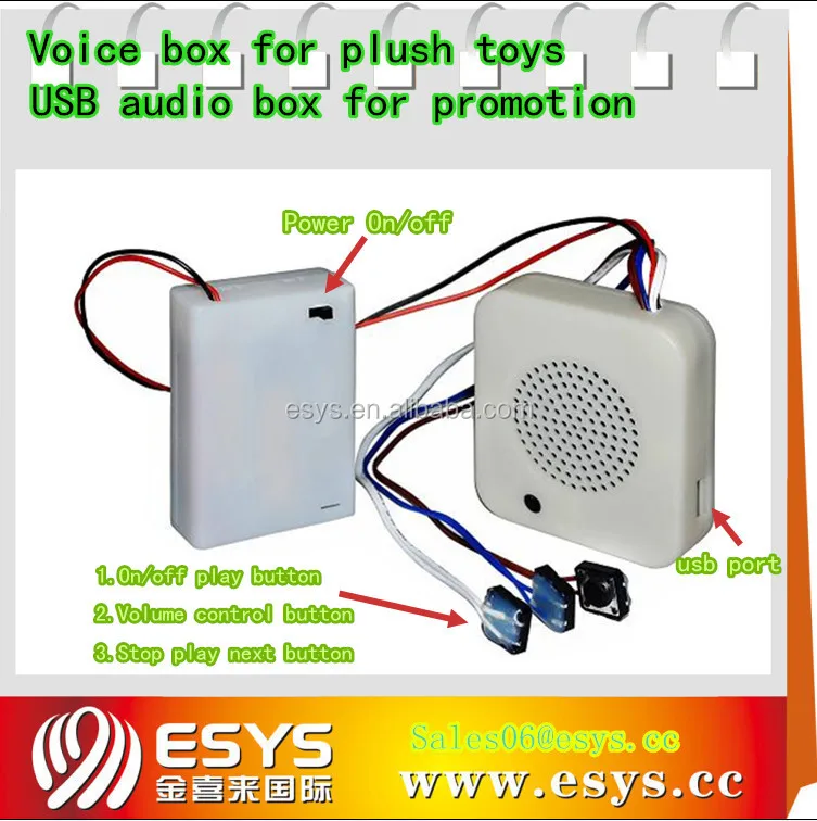 Hot Products Customized Electronic Voice Box For Stuffed Animals - Buy ...