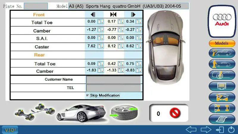 Car Diagnostic Software for Laptop - 3d Wheel Alignment