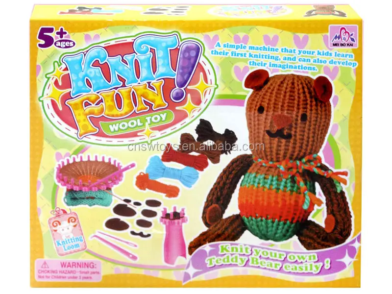 Kid Diy Game Knitting Toy Set Wool Creative Picture Js2705988 - Buy ...