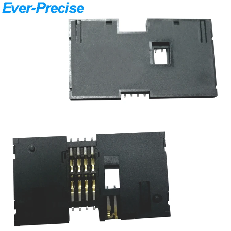 Smart Card Connector 8 Pin IC Smart Card Reader Connector 2.54 Pitch SMT
