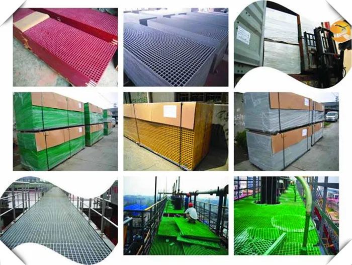 Fiberglass Reinforced Plastic Grating / Iso Vinyl Resin Grating Frp ...