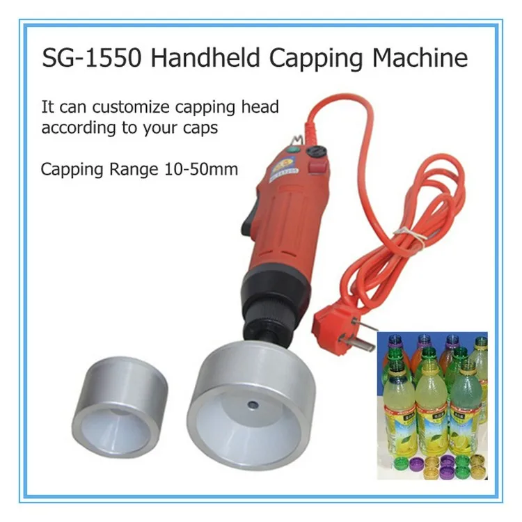 Hand Held Water Bottle Round Cap Capping Machine,Cap Sealing Machine ...