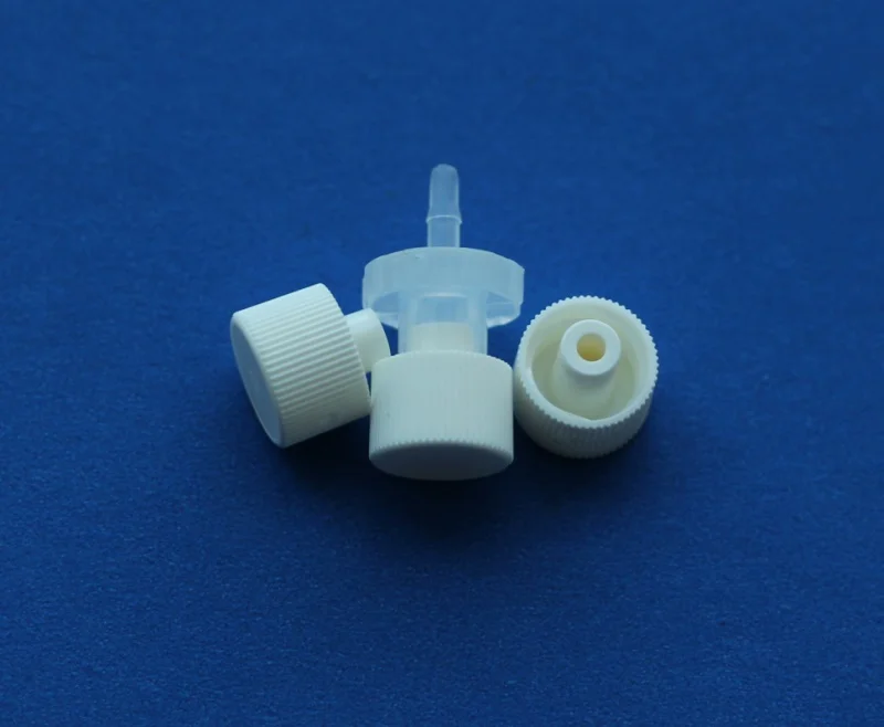 Closed Plastic Luer Cap Stopper Closure Male Luer Lock Plug With ...