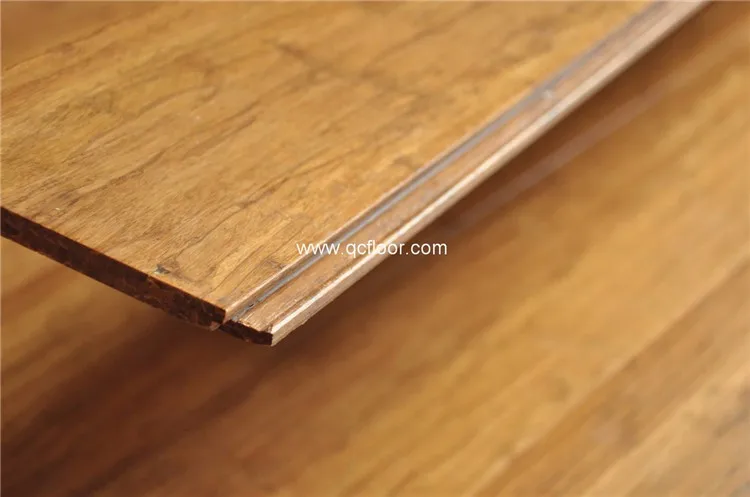 Click Lock Bamboo Parquet Strand Woven Bamboo Flooring For Indoor Floor ...