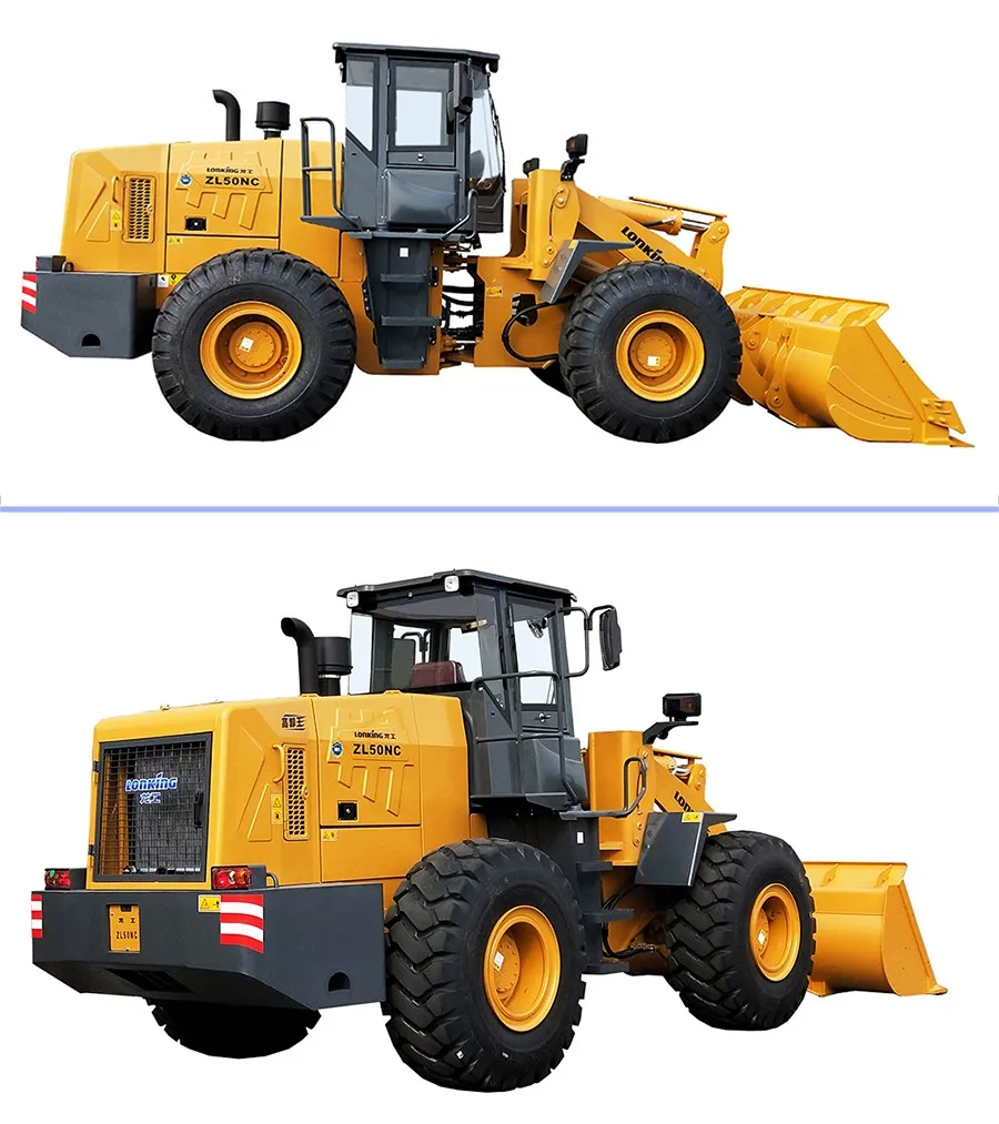 Lonking Front Wheel Loader - 5t Payload Capacity & High Efficiency