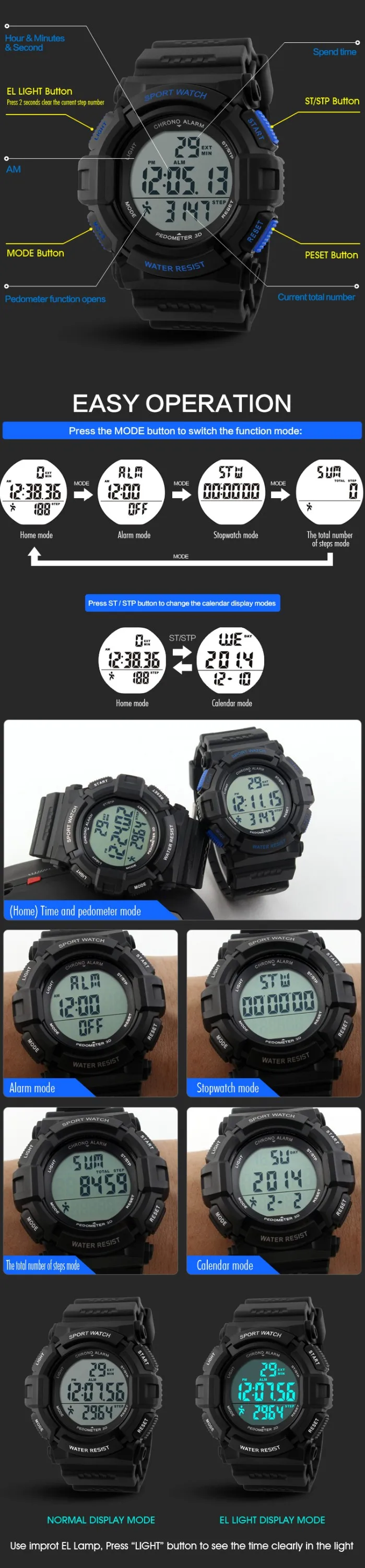 Sport Watches Instruction Men 2016 Relojes Alibaba Wholesale Price ...