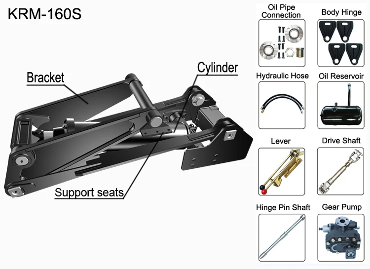 Tipper Truck Hoist Frame With Dump Arm And Tension Lever - Buy Tipper ...
