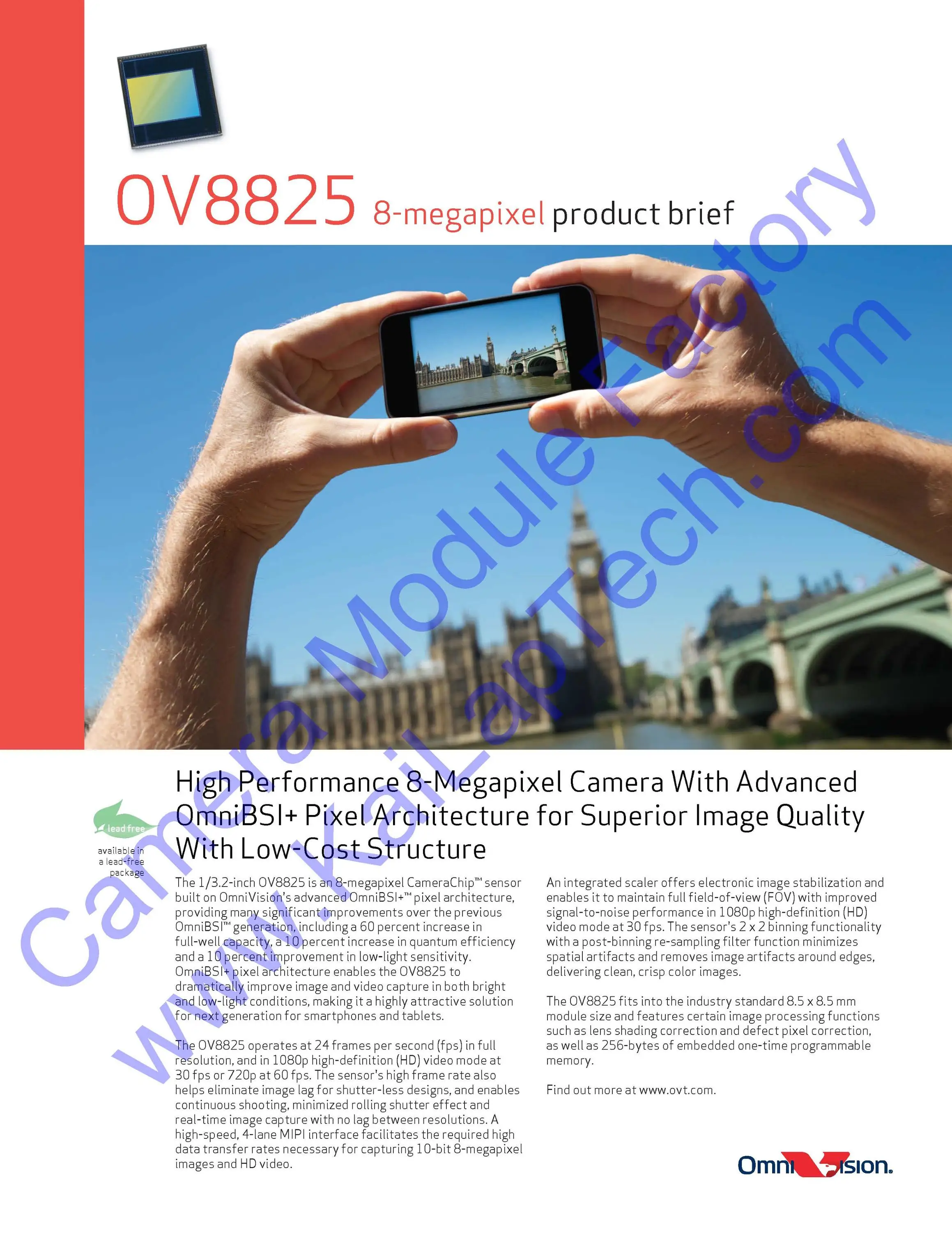 OV12895 Camera Module - 8M Mini Camera with Night Vision