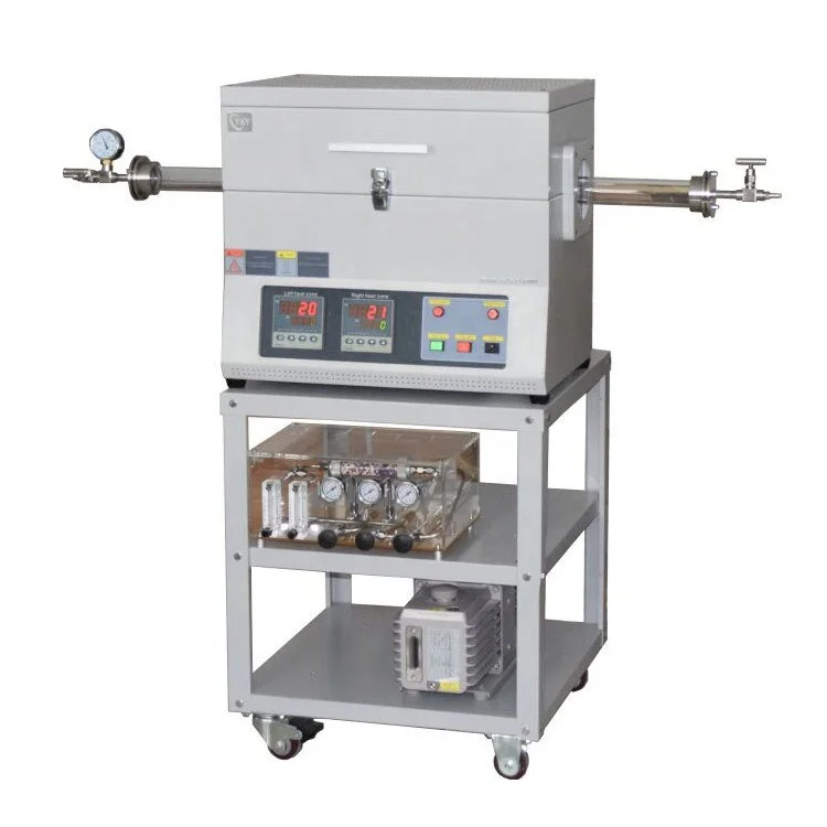 1200C Lab Split Vertical Fluidized Bed Reactor Tube Furnace