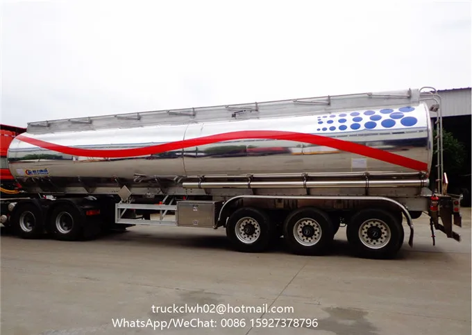 Saudi Arabia Fuel Tank Trailer ADR Aluminum Alloy Fuel Tanker