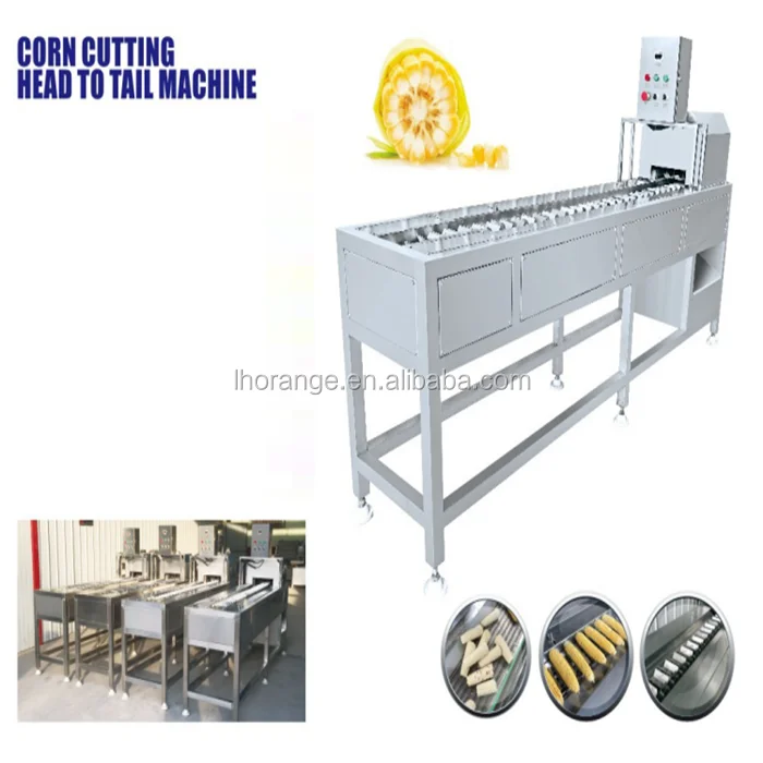 High Quality Sweet Corn Cob Cutting Machine/corn Top And Tail Cutting ...