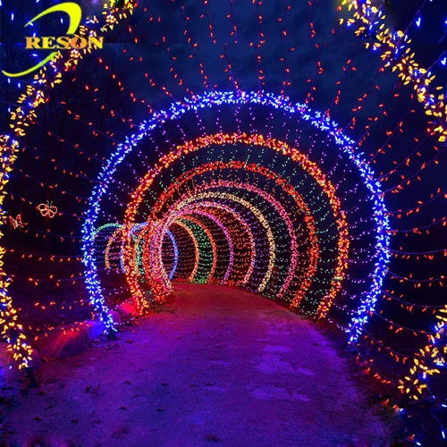 Led 3d Arch Decoration Lights For Government Street Decration - Buy ...