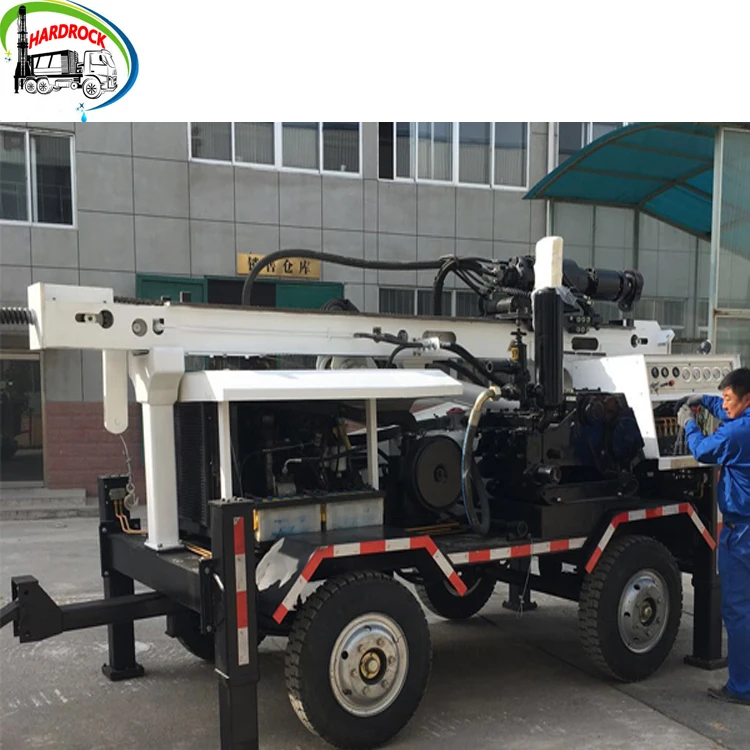 325m Depth Trailer Mounted Borehole Water Well Drilling Rig