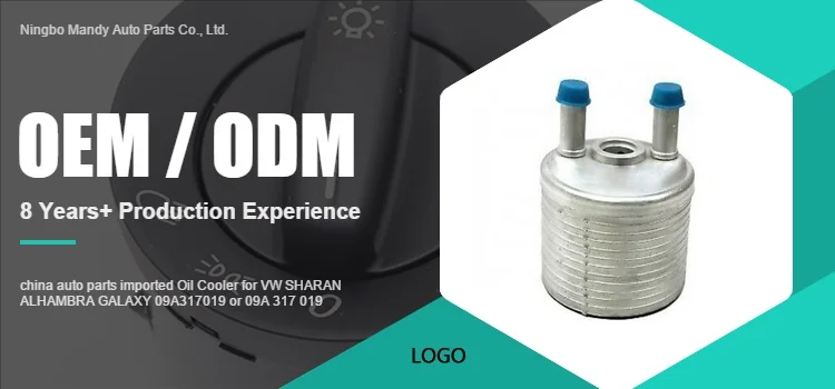 09A317019 Oil Cooler for VW SHARAN ALHAMBRA GALAXY China Auto Parts